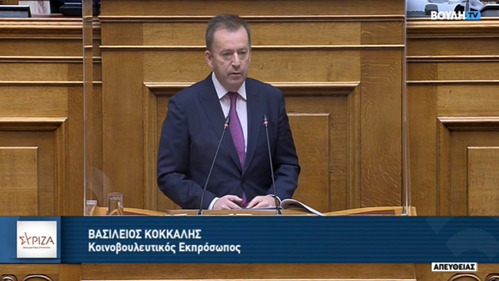ΒΑΣΙΛΗΣ ΚΟΚΚΑΛΗΣ - Υποψήφιος Βουλευτής ΣΥΡΙΖΑ ΠΣ Νομού Λάρισας